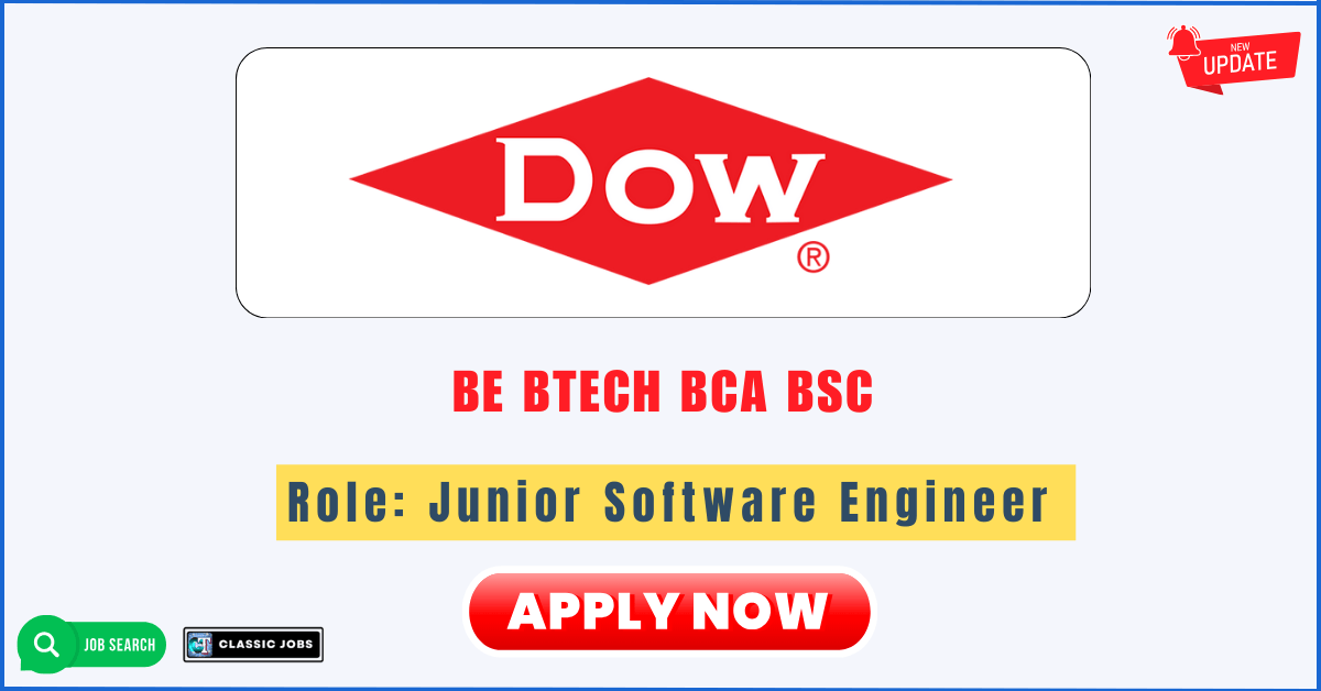 DOW Is Hiring Campus Graduates 2025 - Junior Software Developer - Apply ...
